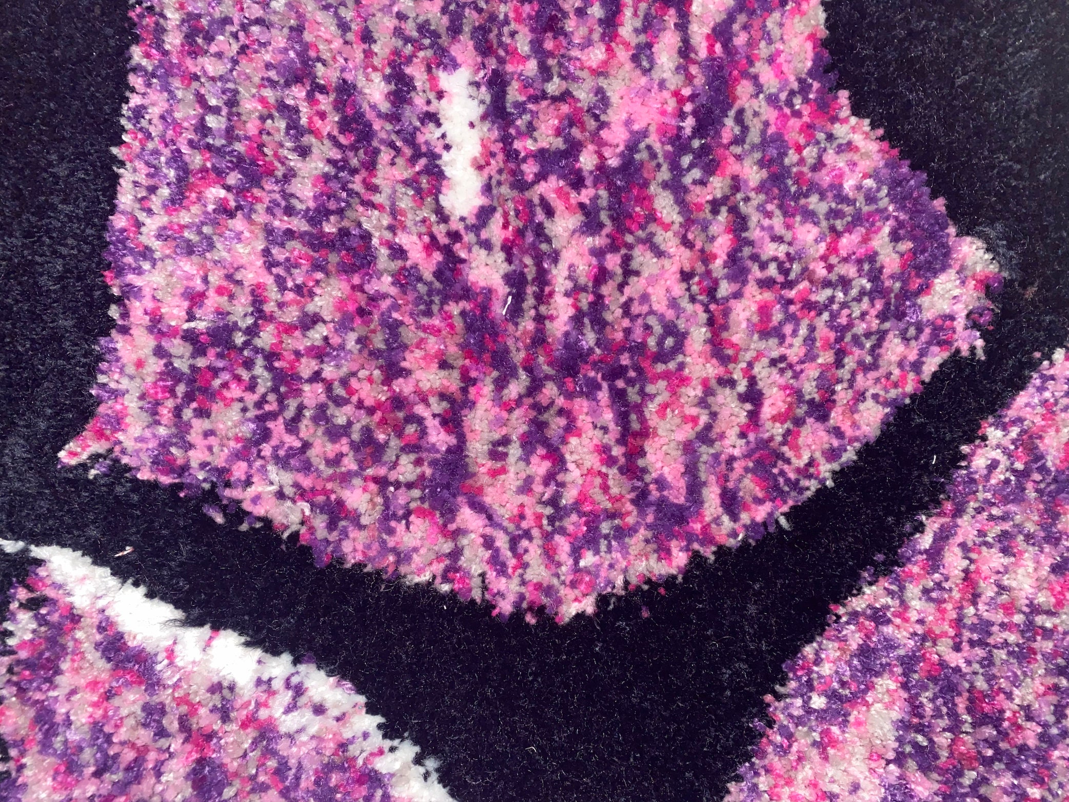 Handmade Custom Body Outline Tufting Rug Black Pink White - Etsy