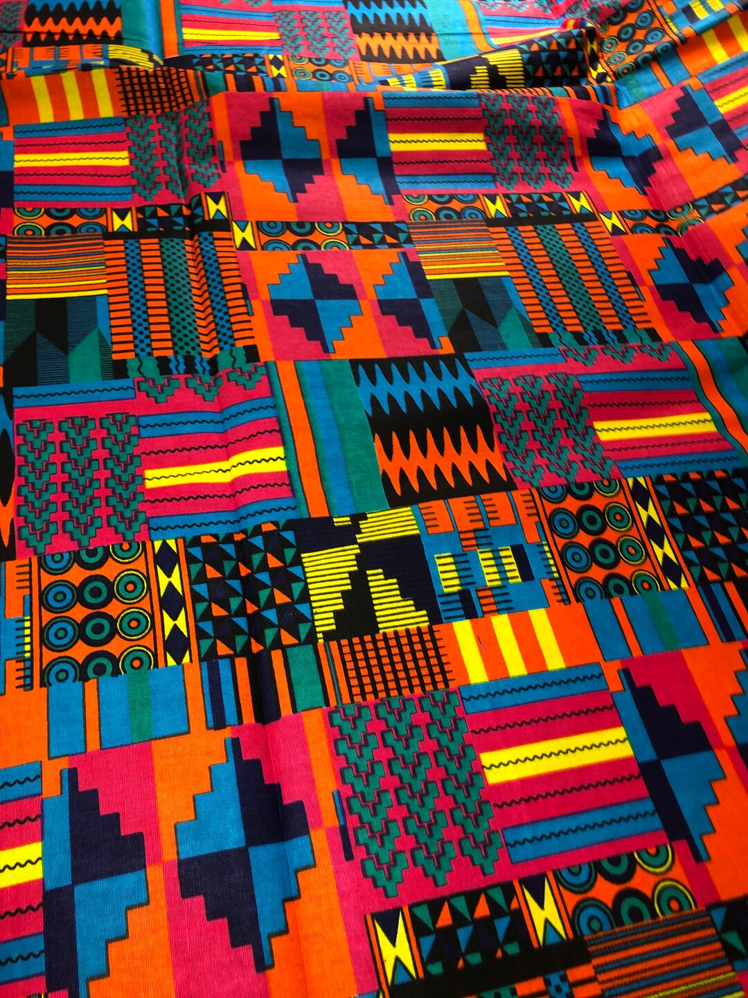 Azure Kente | Ankara Sold by Yard - Etsy