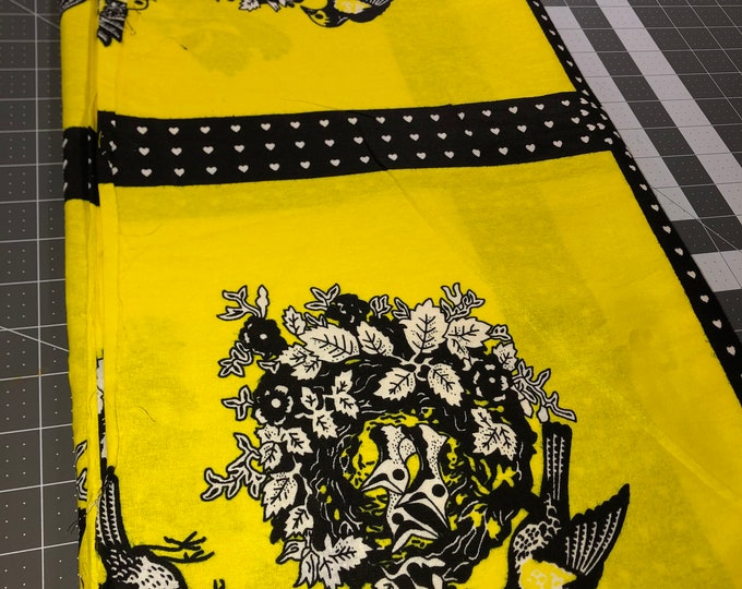 Ankara Yellow African Fabric by the Yard, 100% Cotton - Etsy
