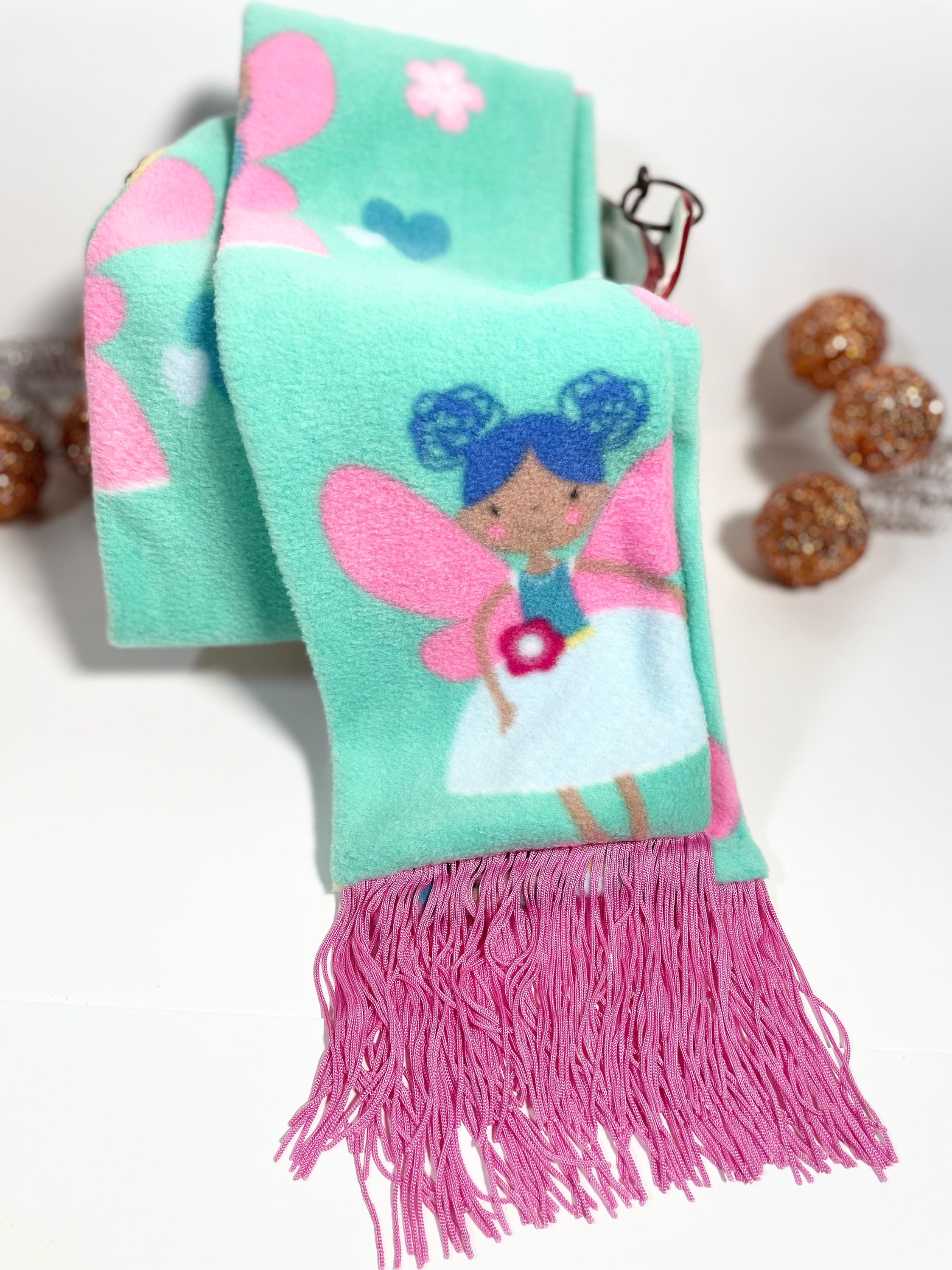 Winter Scarf / Fairy Winter Accessories / Kids Scarves / Girls - Etsy
