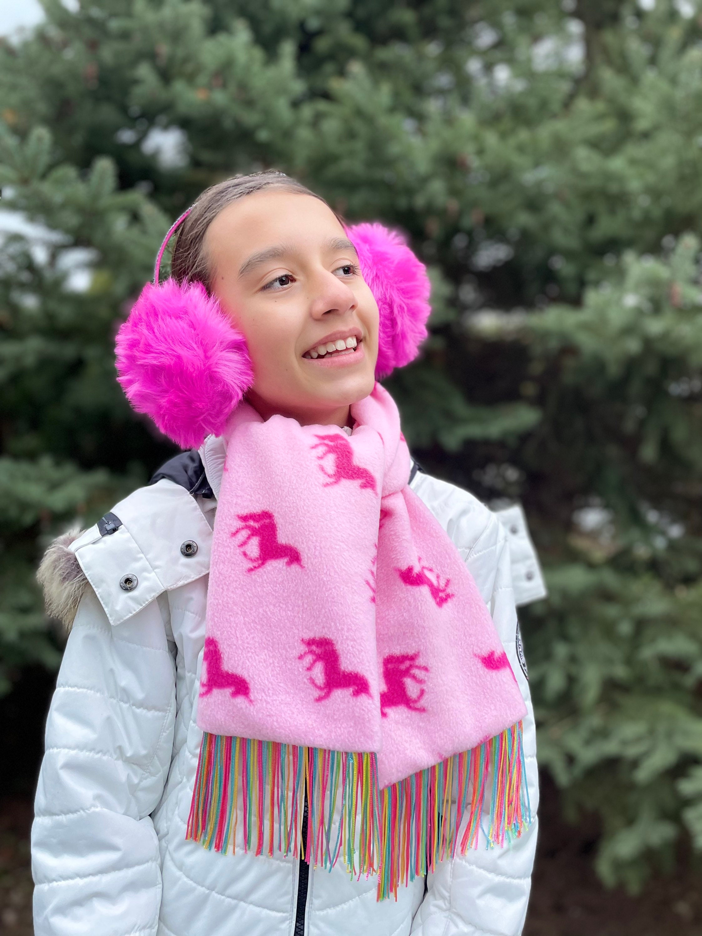 Children Winter Scarves | Handmade Fleece Scarf | Child Present ...