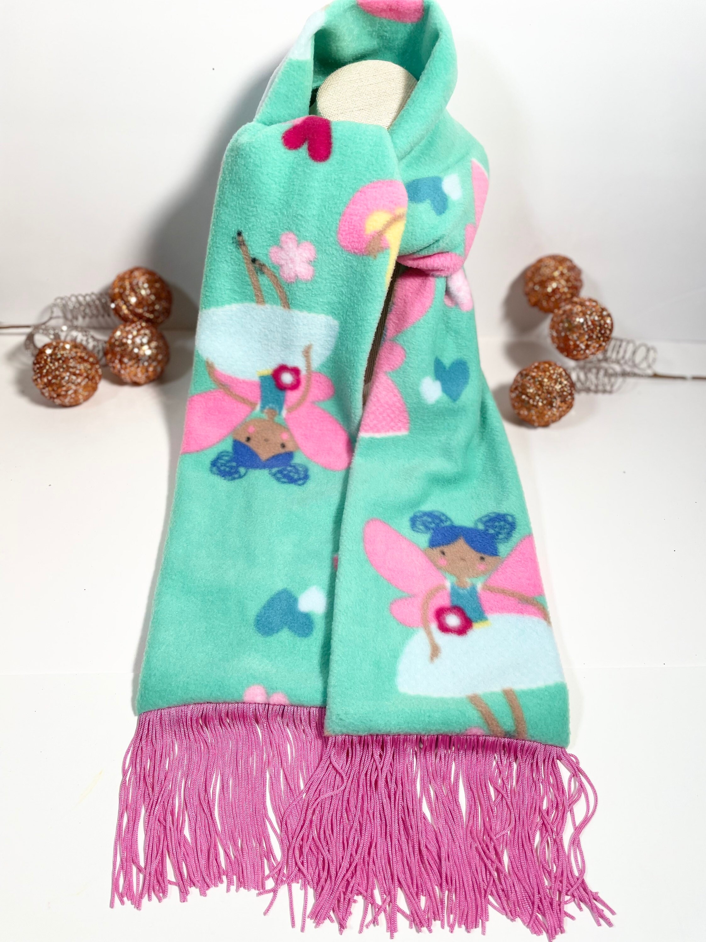 Winter Scarf / Fairy Winter Accessories / Kids Scarves / Girls - Etsy