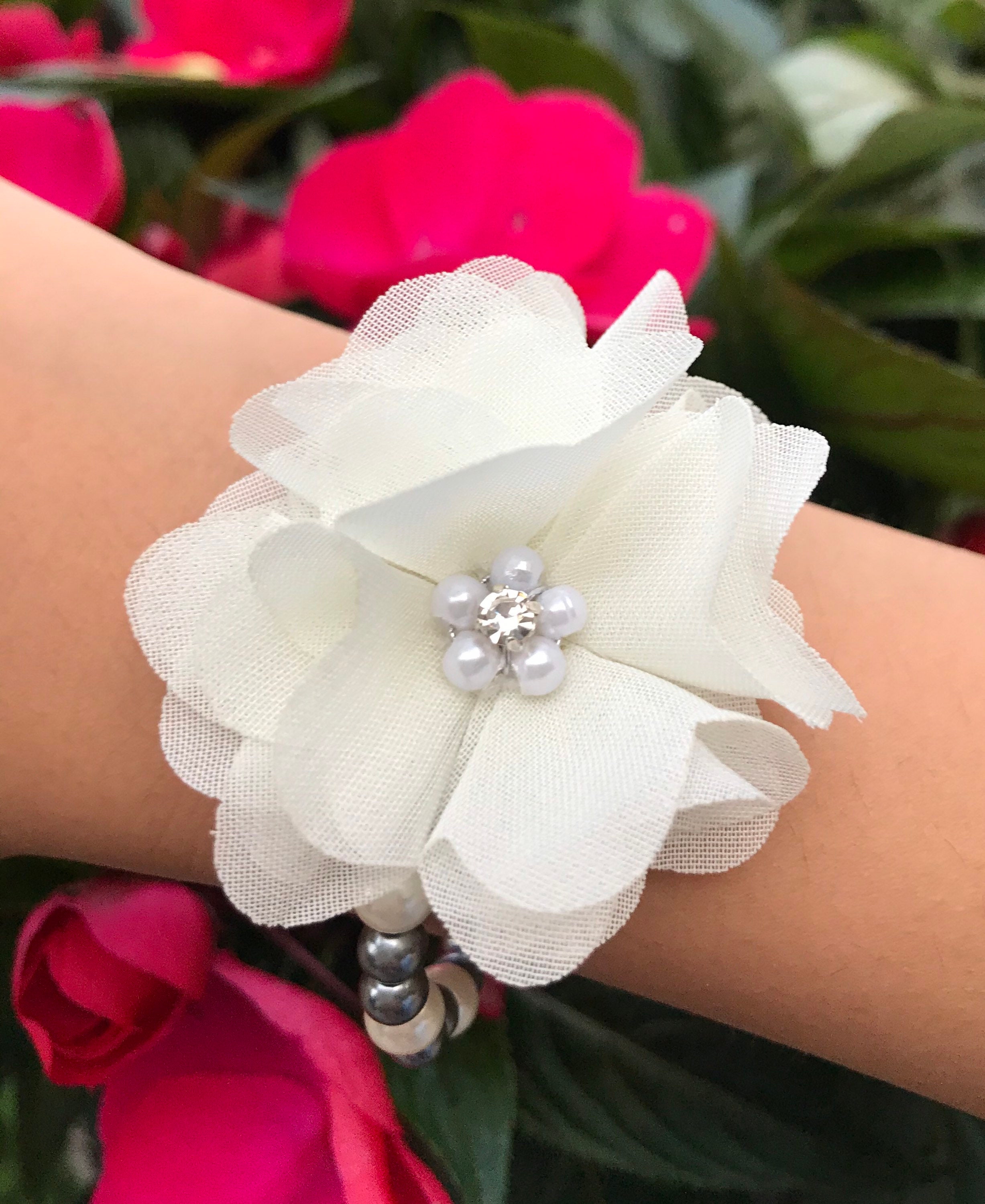 Girls Beaded Bracelet / Girls Bracelet / Flower Bracelet / - Etsy Australia