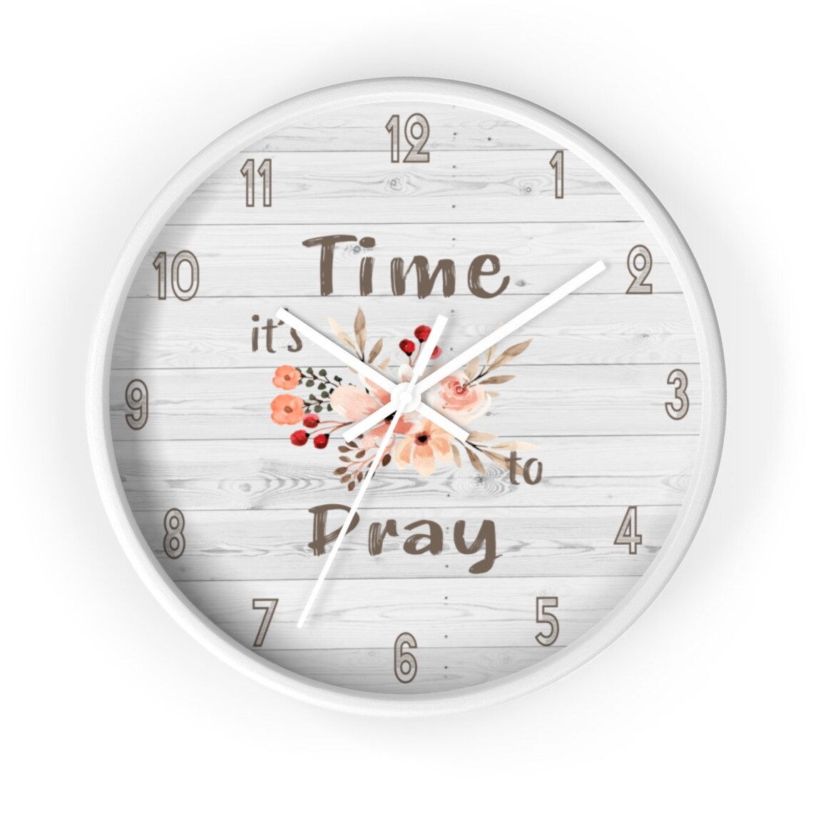 Time to Pray Wall clock Decorative Wall Clock Reminder | Etsy