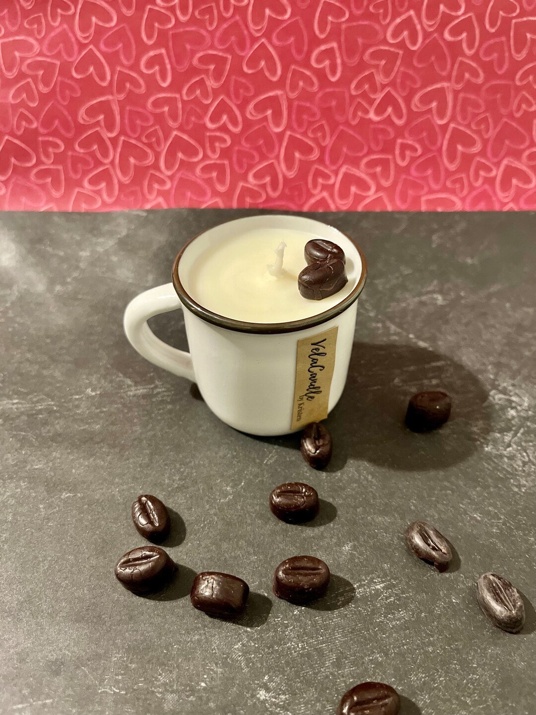 Coffee Candle Mini Coffee Mug Soy Wax Coffee Decor Espresso Mug ...
