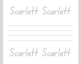 I Can Build My Name Personalized Name Page Learn My Name - Etsy