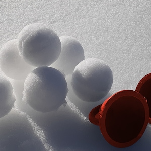 Snowball Maker and Thrower, Fun Winter Activity, Stocking Stuffer - Etsy