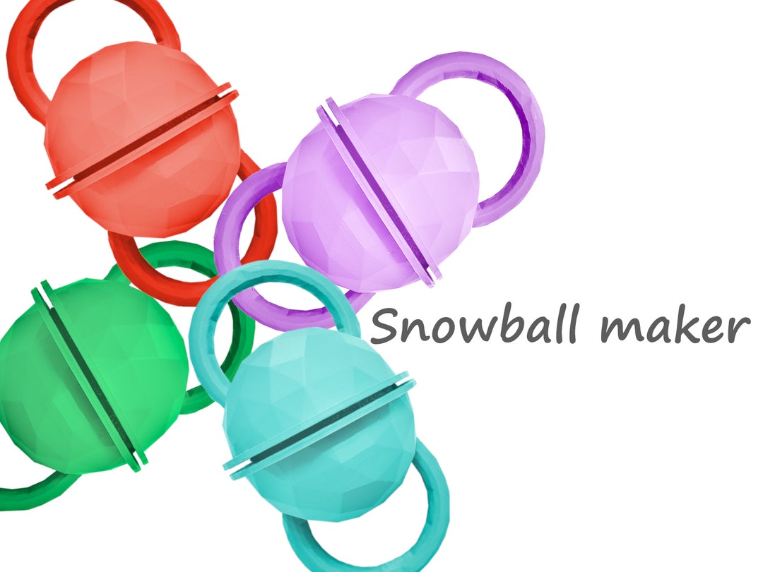 Snowball Maker and Thrower, Fun Winter Activity, Stocking Stuffer - Etsy