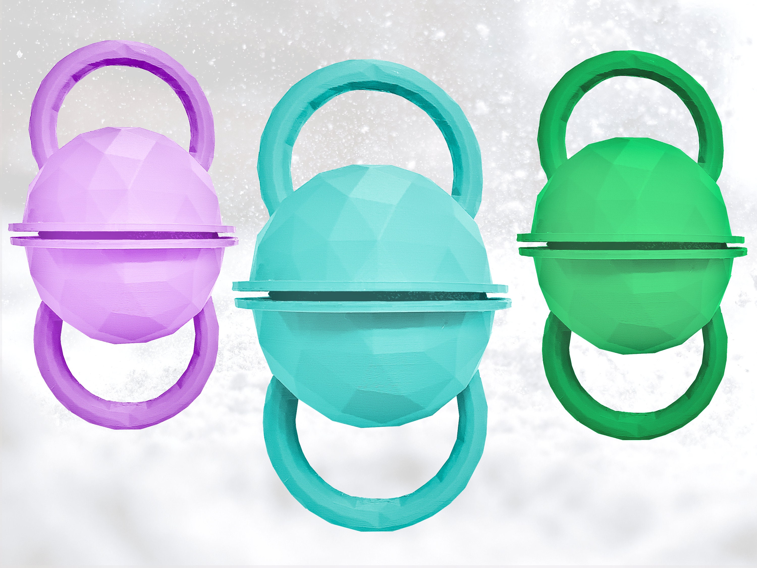 Snowball Maker and Thrower, Fun Winter Activity, Stocking Stuffer - Etsy