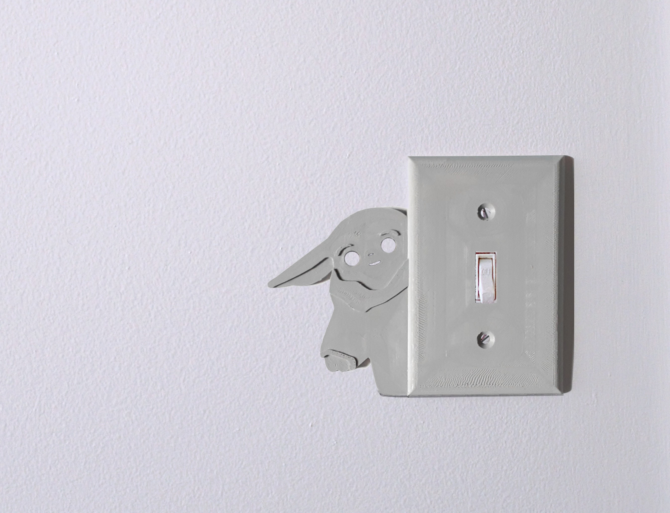 Baby Yoda Light Switch Cover - Etsy
