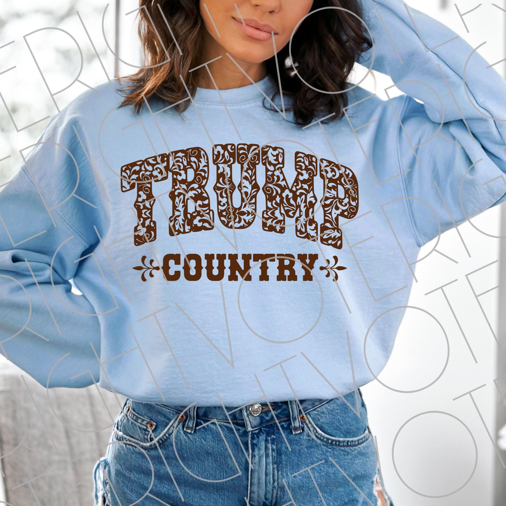 Trump SVG PNG, Western Trump Country Cowboy Cowgirl Proud Conservative ...