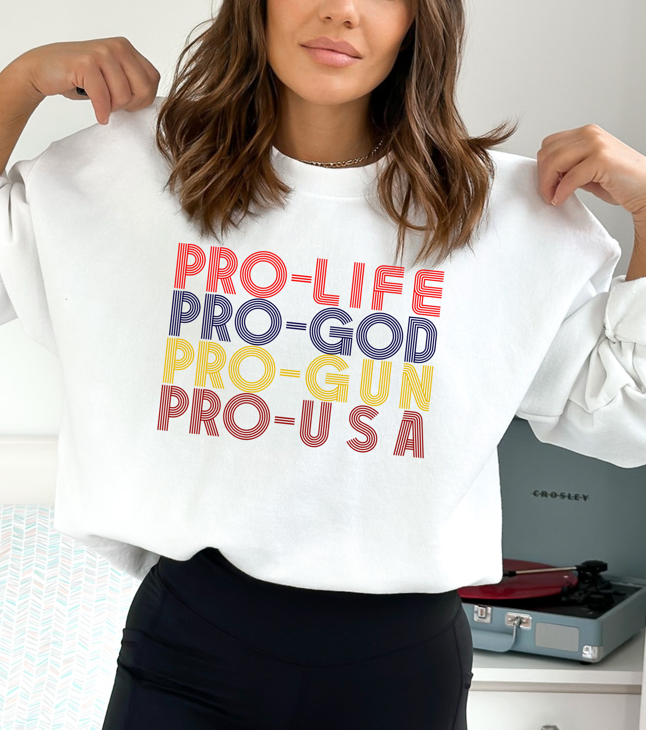 Pro-life Pro-god Pro-gun Pro-usa SVG, Pro Life Pro God Png Sublimation ...