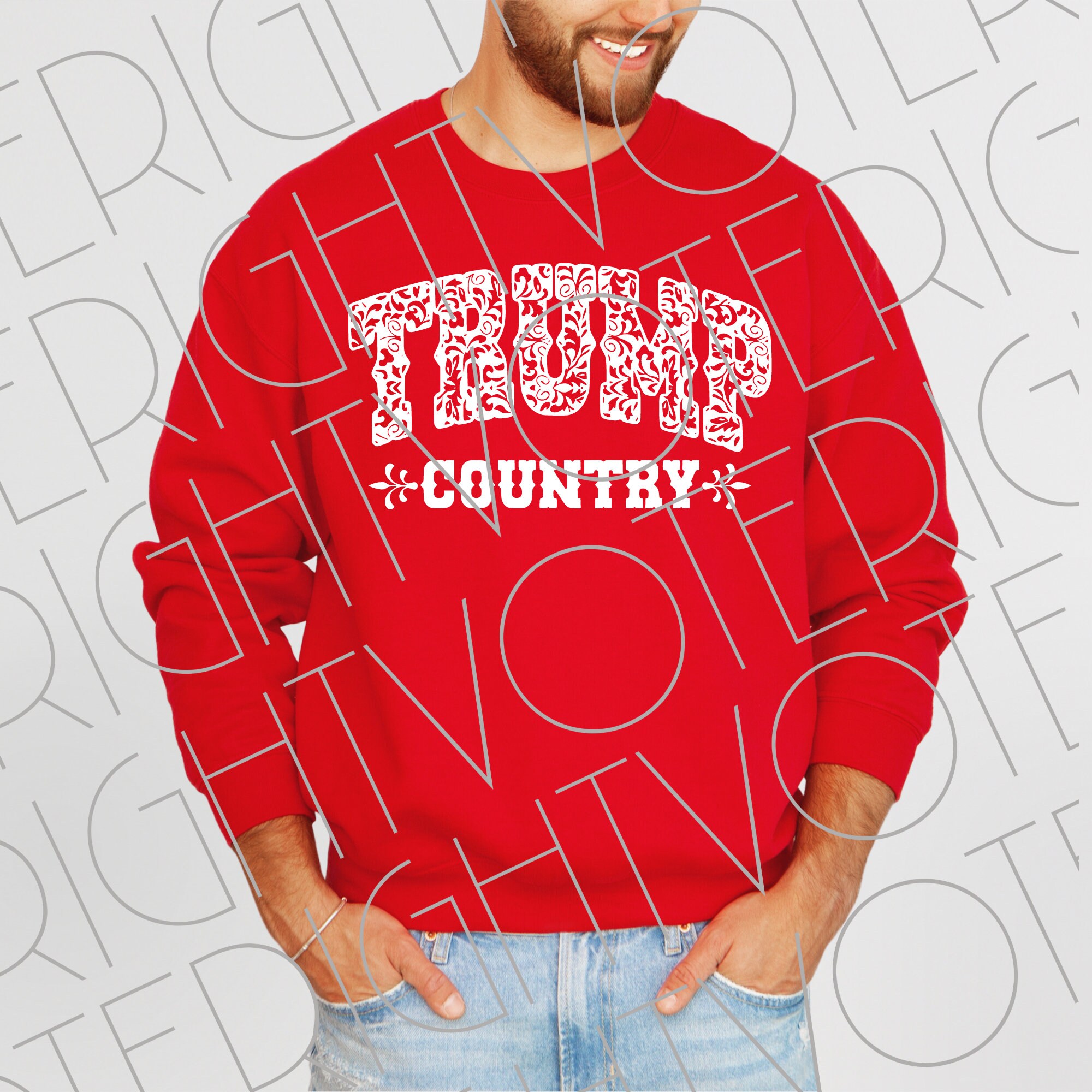 Trump SVG PNG, Western Trump Country Cowboy Cowgirl Proud Conservative ...