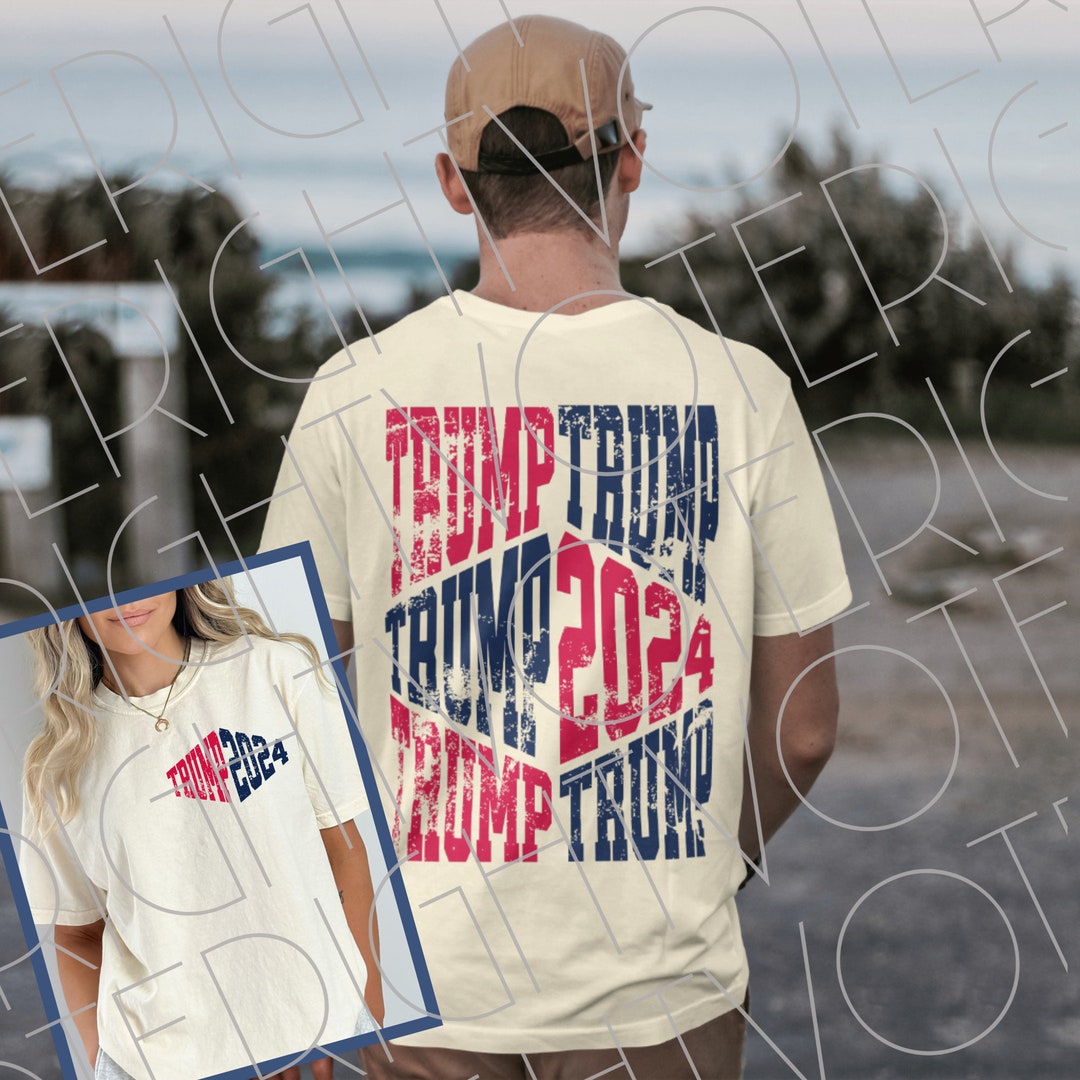 Trump 2024 PNG, Distressed Varsity Trump Sublimation File, Vintage ...