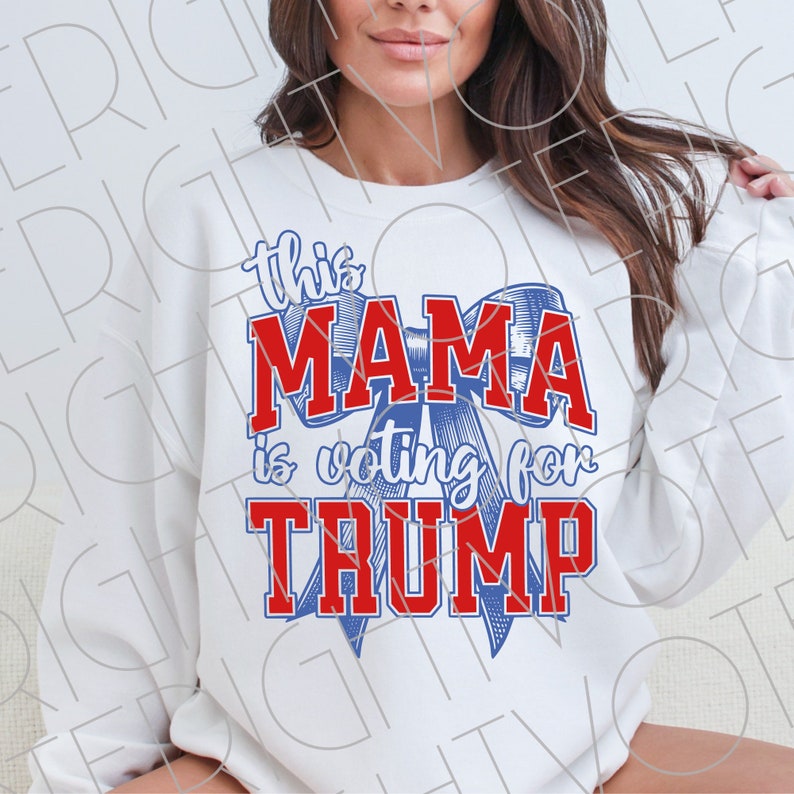 Varsity Trump Mama SVG PNG, Hot Moms Trump 2024 Republican Proud ...