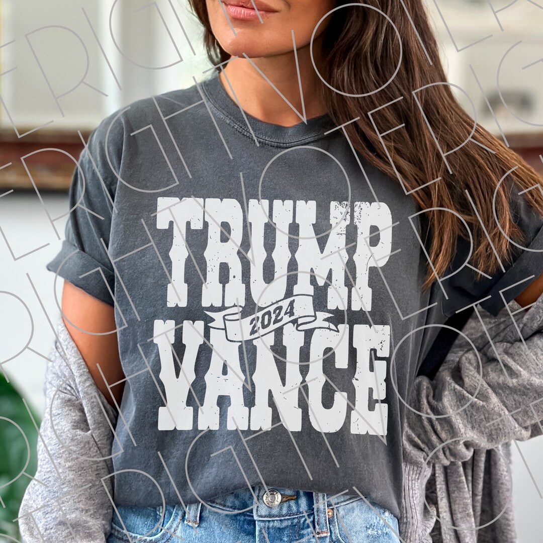 Trump Vance 2024 Png Svg, Distressed Trump Vance '24 Sublimation, Trump ...