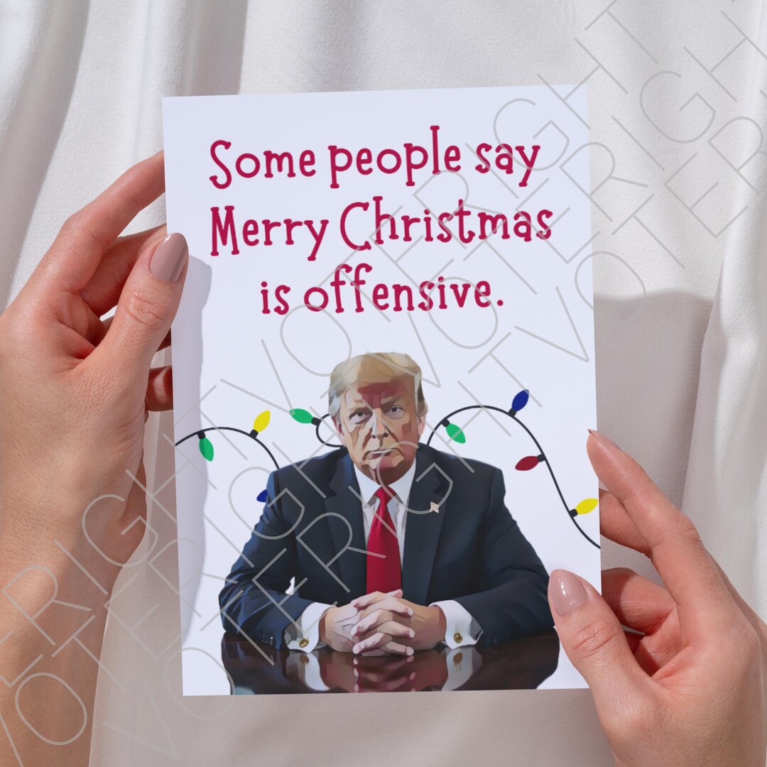 Printable Christmas Card – Funny Political Holiday Satire for President ...