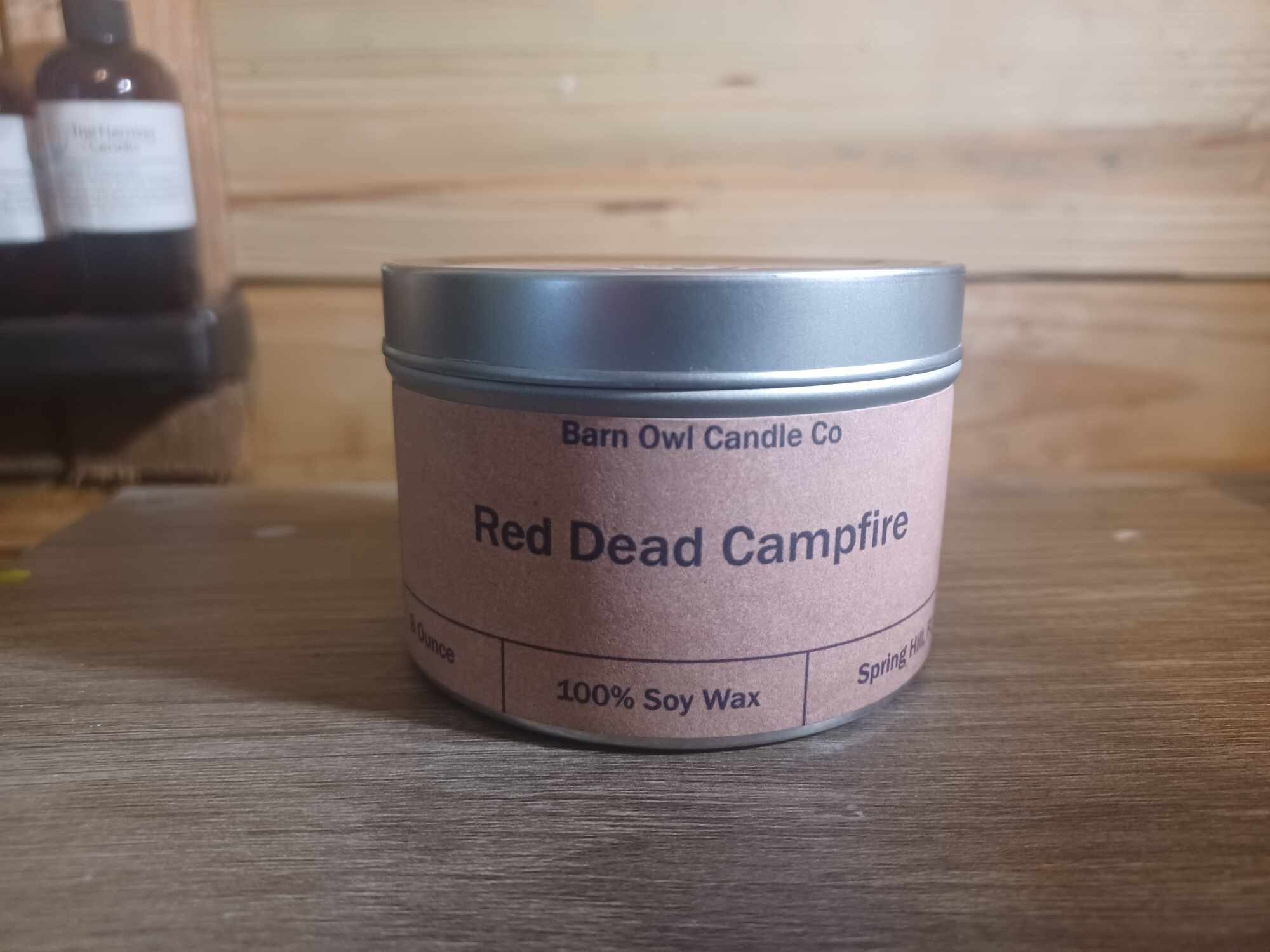 Red Dead Campfire Red Dead Redemption Inspired 8oz Hand Poured Soy Wax ...