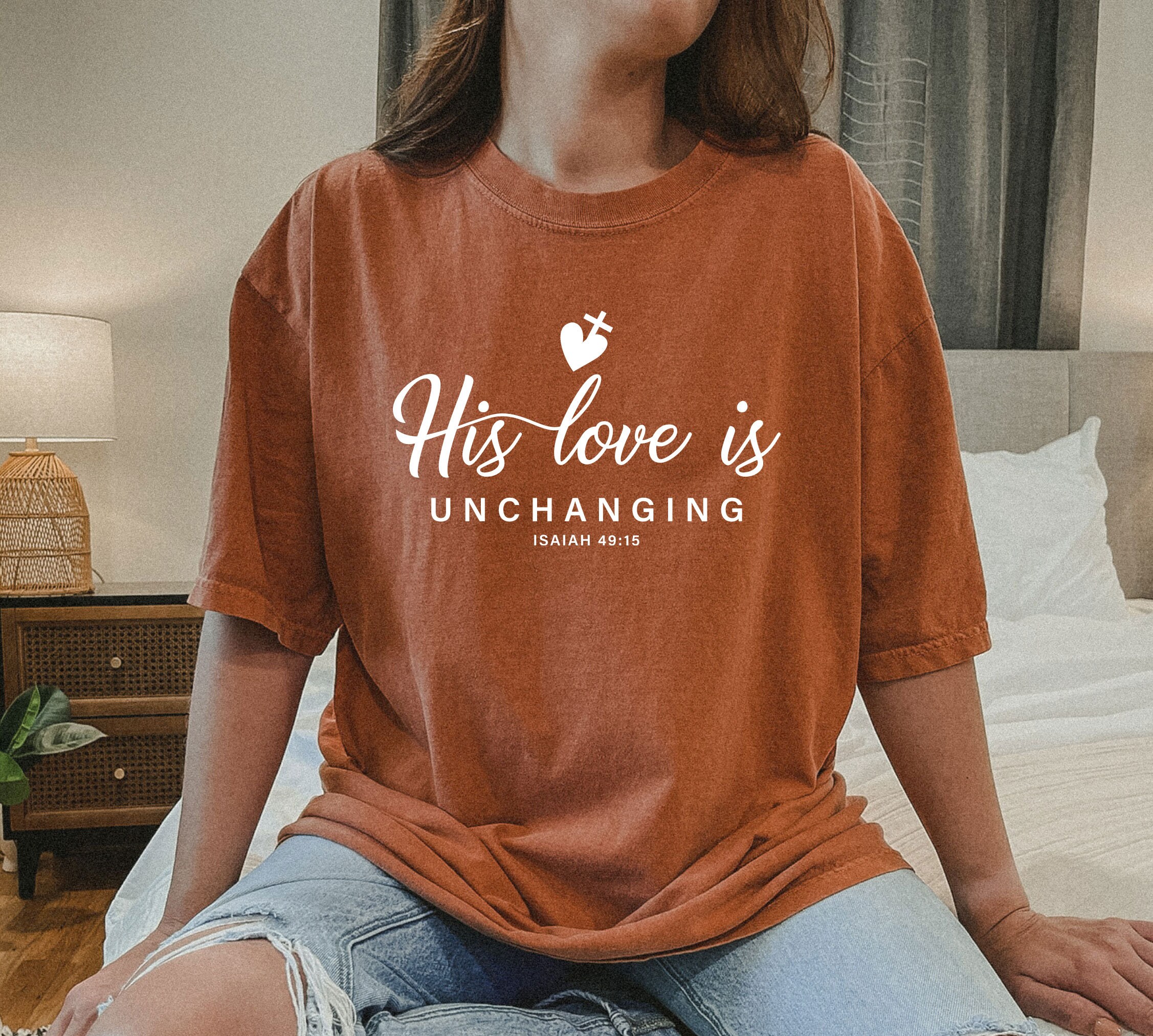 His Love is Unchanging Bible Verse Svg Png, Christian Religious T Shirt ...