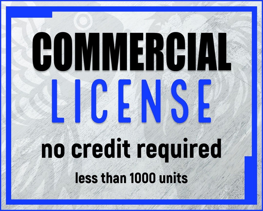 Commercial License With a Certificate and a Unique License Key - Etsy