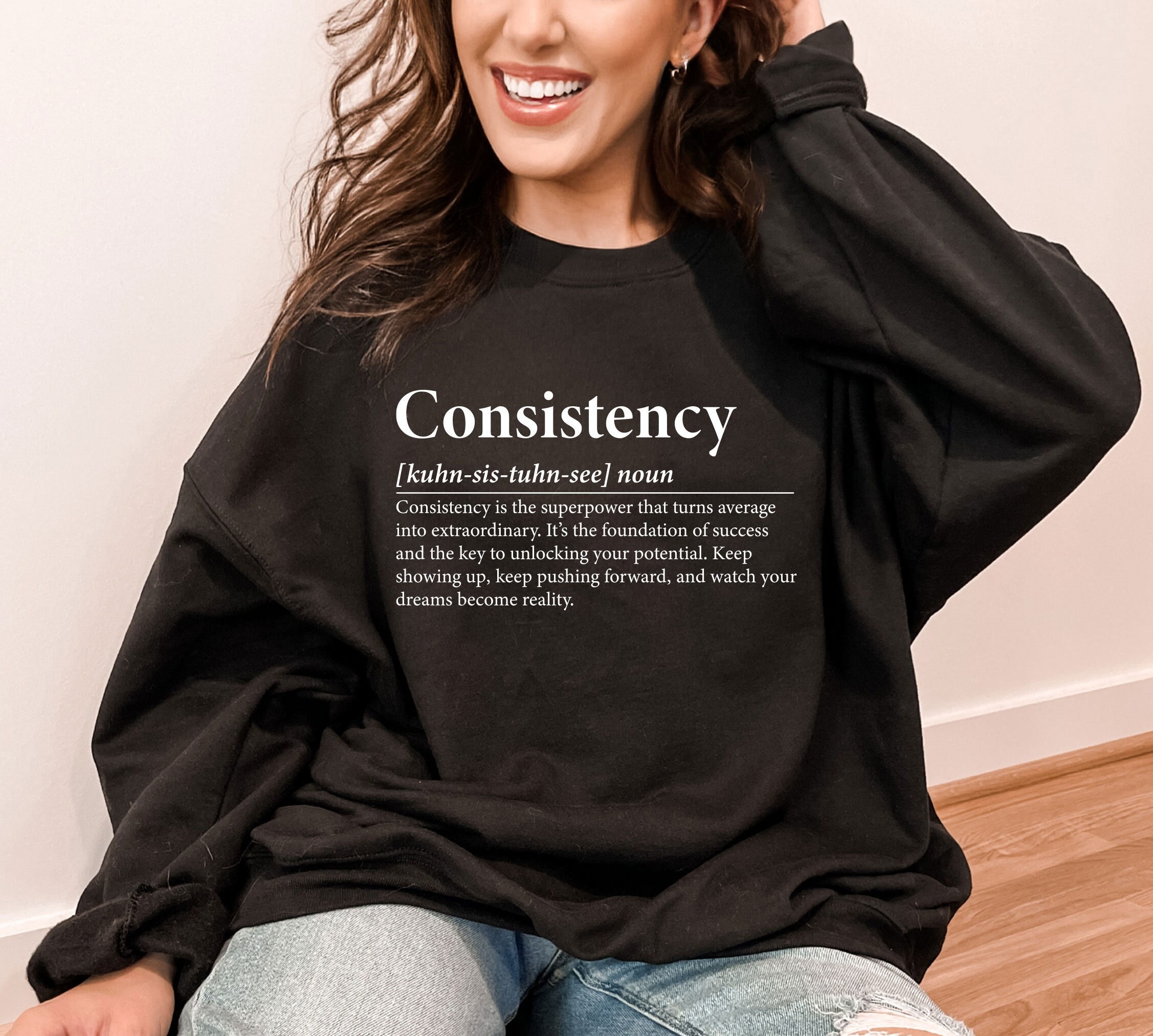 Consistency Definition Svg Png, Positive Quote Svg, Motivational Svg ...