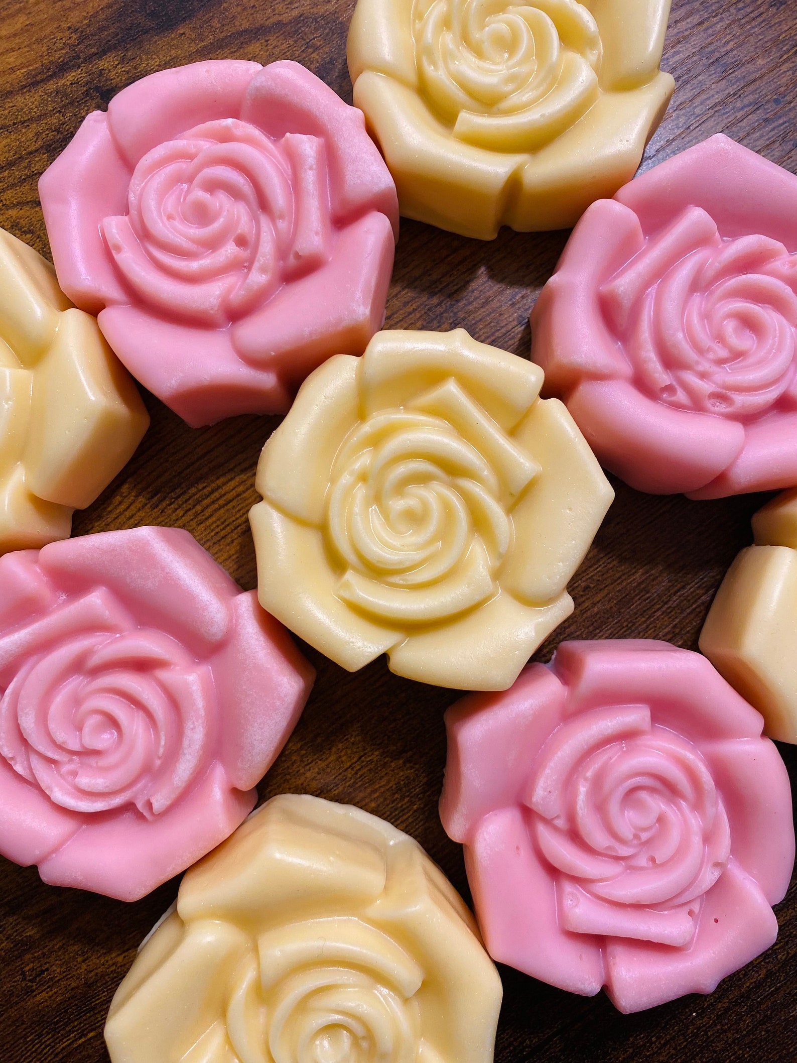 Rose Flower Party Favor Moisturizing Soap Bar, Handmade Artisan All ...