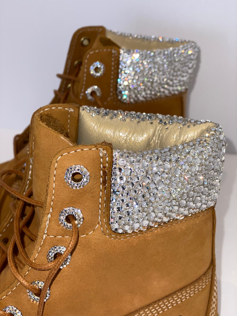 Crystal Timberland Boots - Etsy