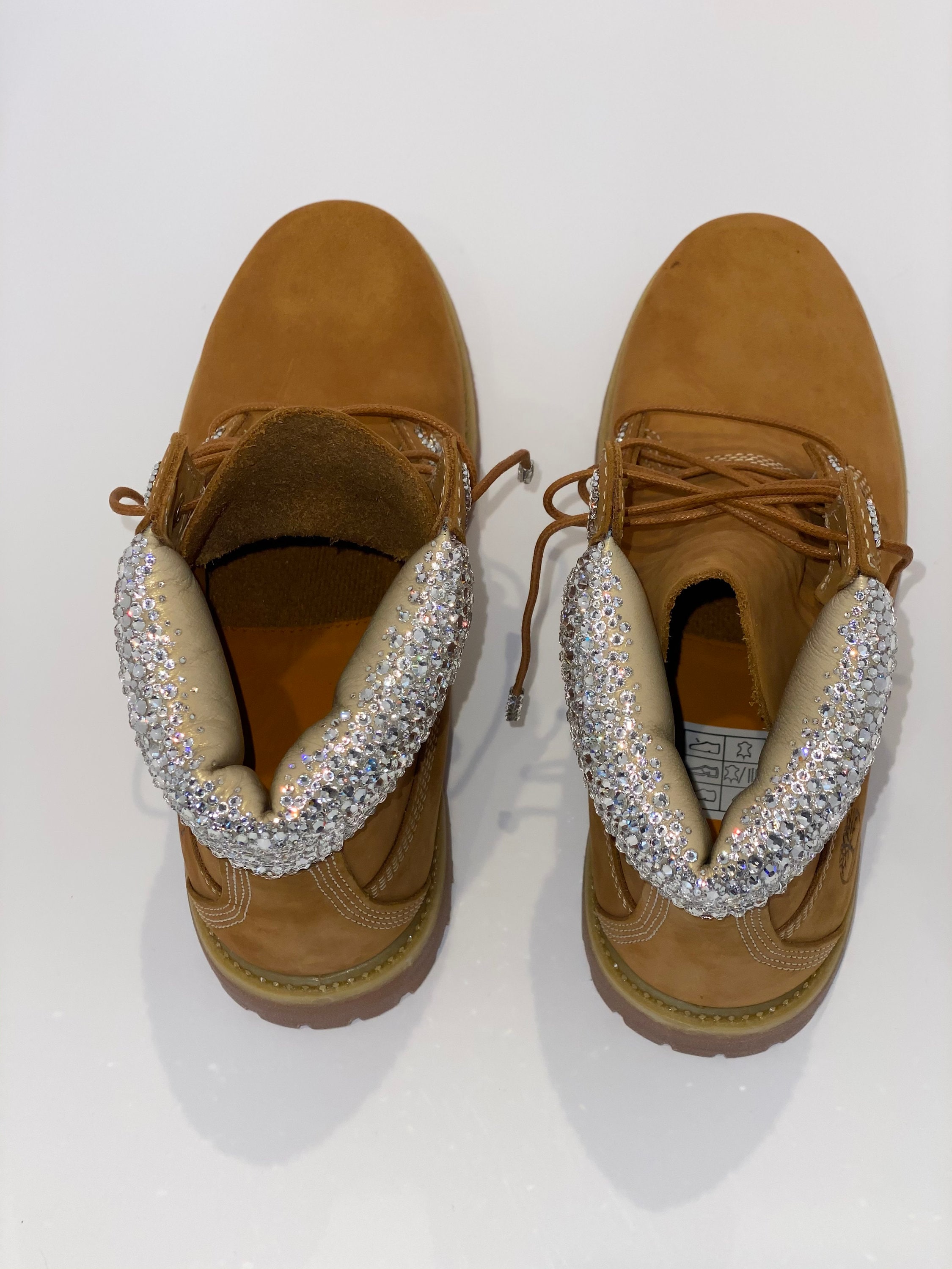 Crystal Timberland Boots - Etsy