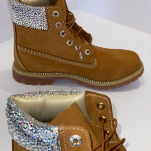 Crystal Timberland Boots - Etsy