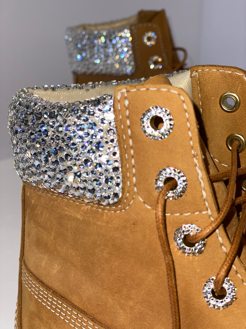 Crystal Timberland Boots - Etsy