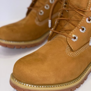 Crystal Timberland Boots - Etsy