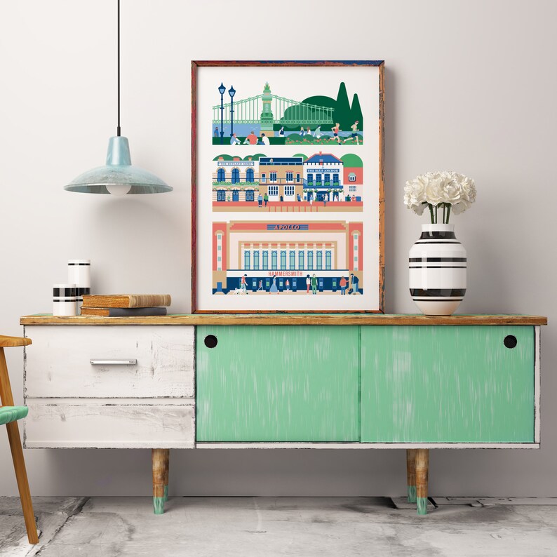 Hammersmith London Wall art Hammersmith Apollo London W6 | Etsy