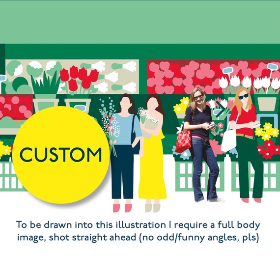 Custom Belsize Village Print Showing the Heart of This London | Etsy