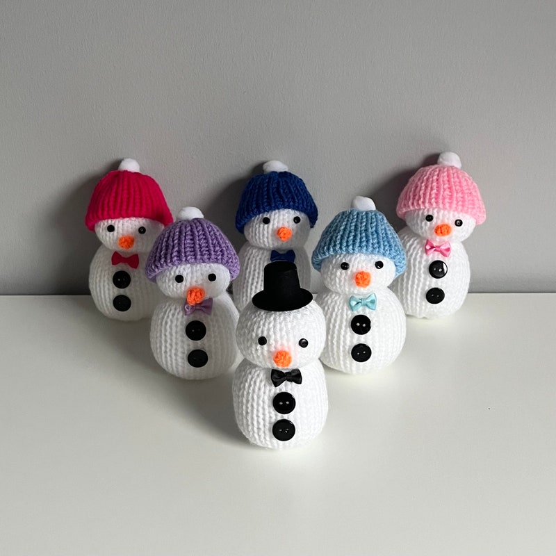 Christmas Snowmen Plush - Etsy UK