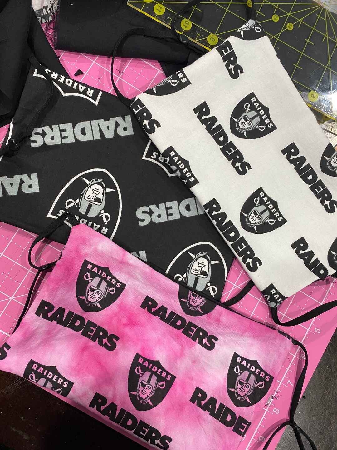 Raiders Mask for Adult or Child/ 2 3 Layers/ Adjustable/ - Etsy