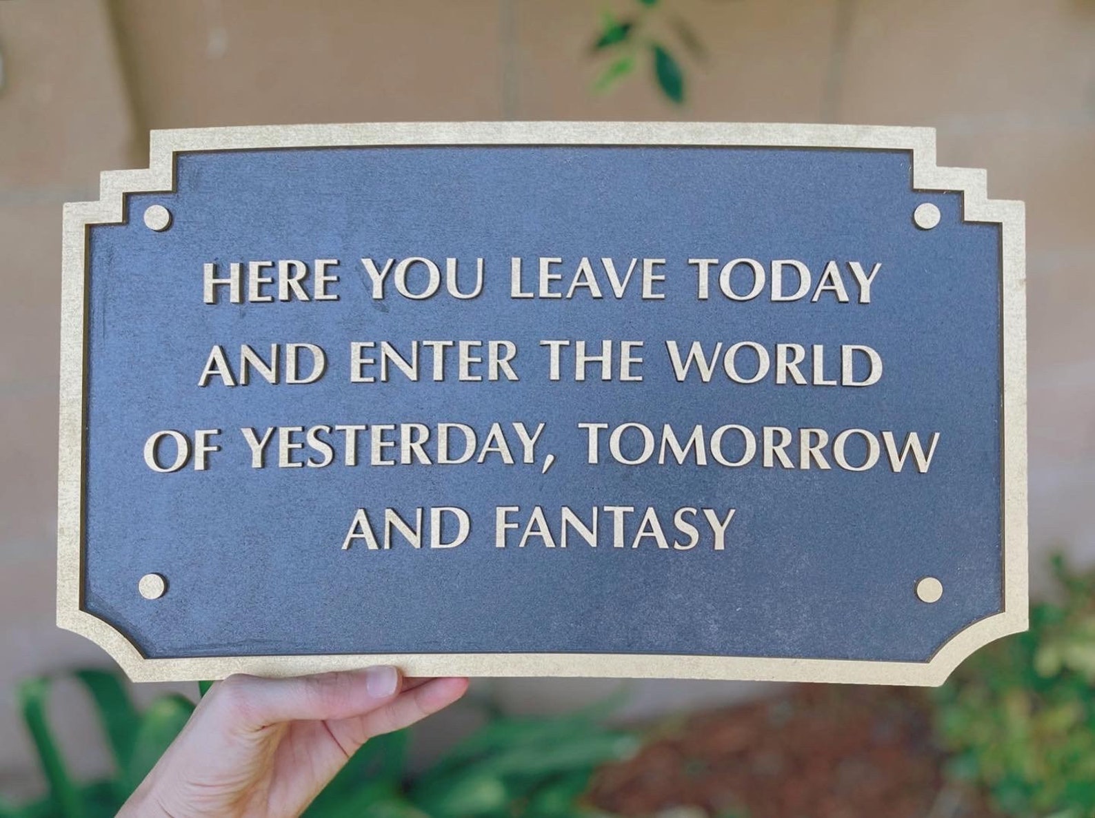 Here You Leave Today Entrance Sign - Etsy