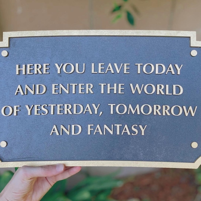 Walt Disneyland Sign - Etsy