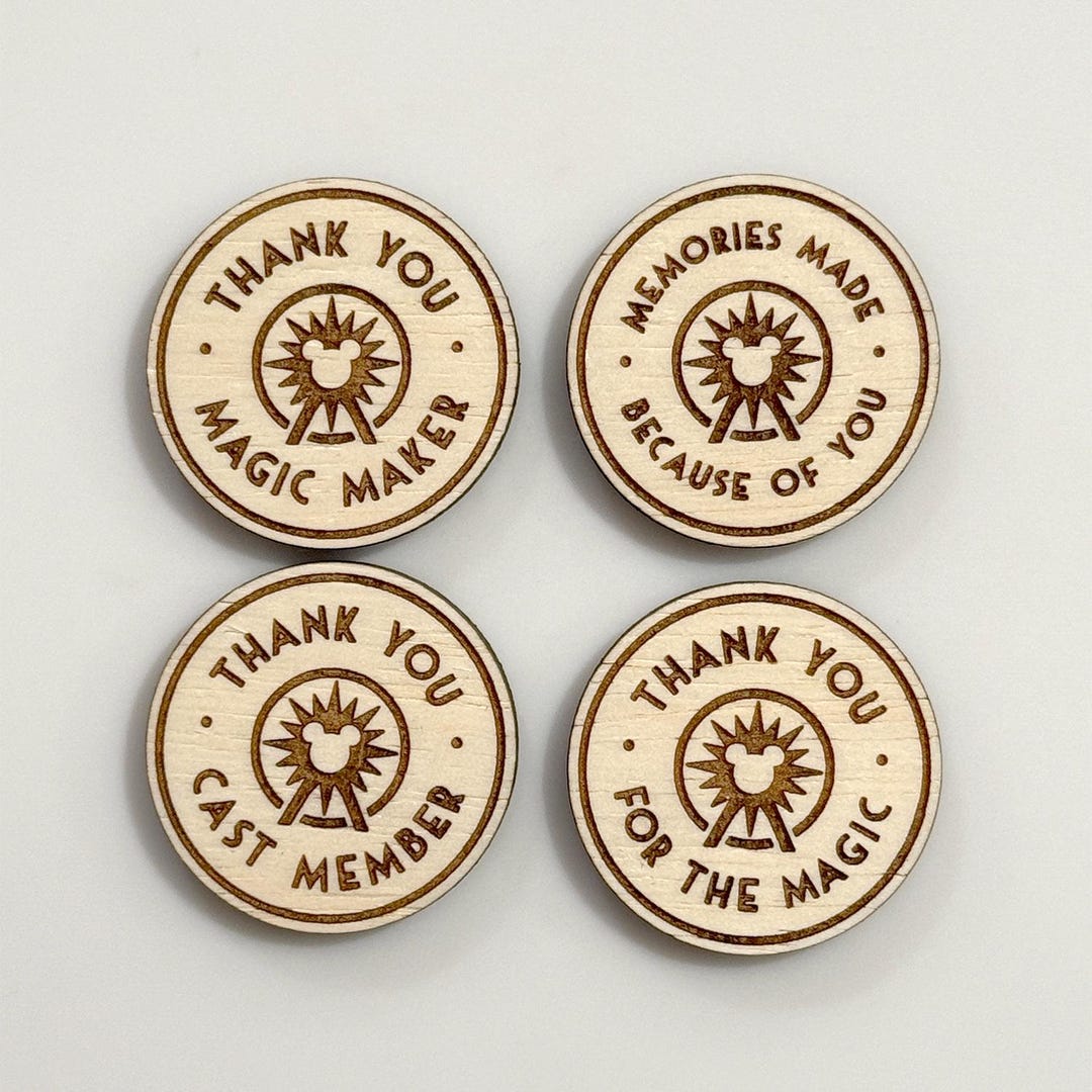 Magic Maker Ferris Wheel Tokens, Disney Cast Member Appreciation Thank You Gifts - Etsy