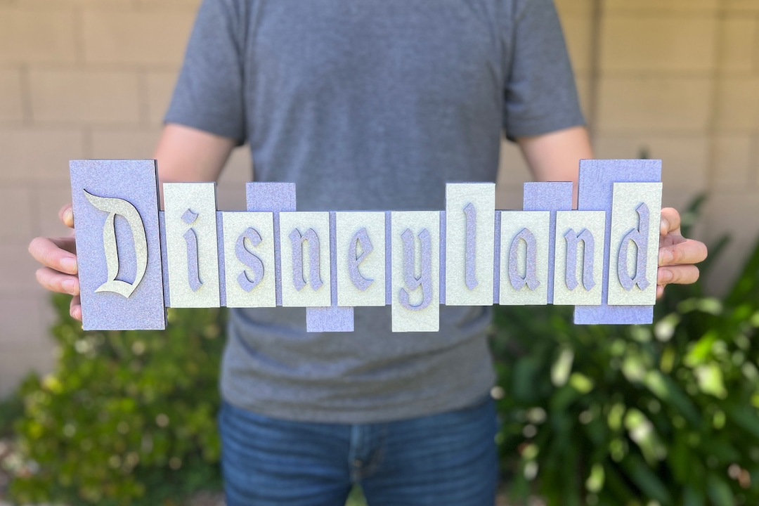 SPECIAL EDITION Vintage Disneyland Resort Entrance Marquee Sign - Etsy