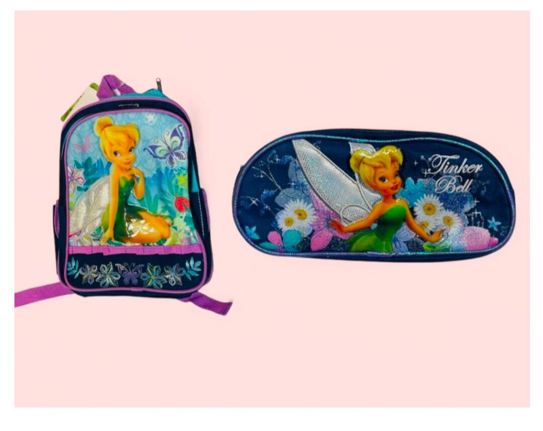 Tinker Bell Backpack | Girls Bookbag | Pixie Forest | School Bag ...