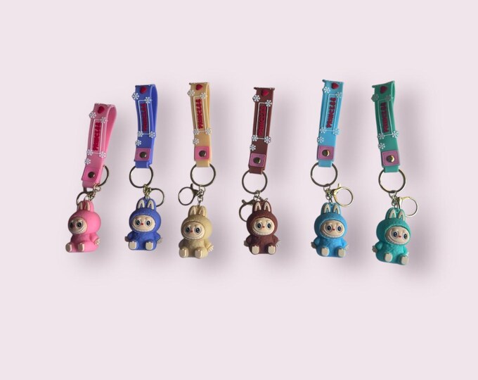 Mini Labubu Keychain - Etsy