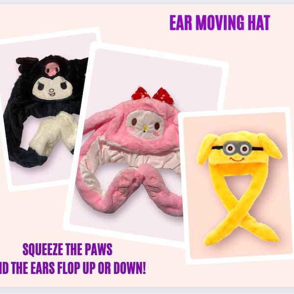 Down Bunny Ear Hat - Etsy