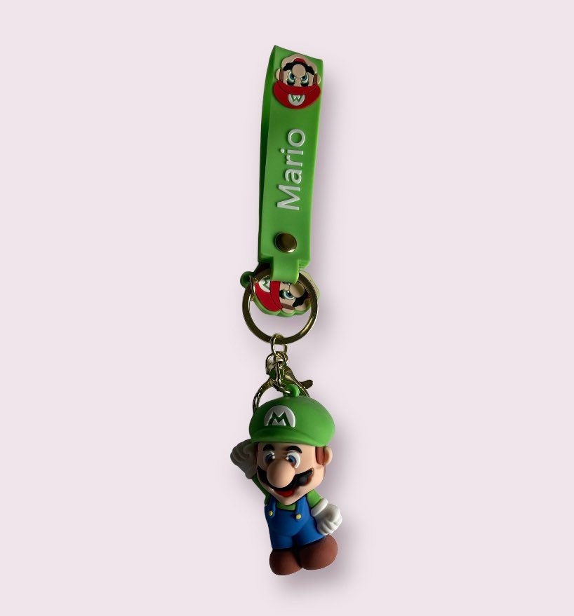 Super Mario Bros Keychain, Toad, Koopa Troopa, Luigi, Gomba , Mario ...