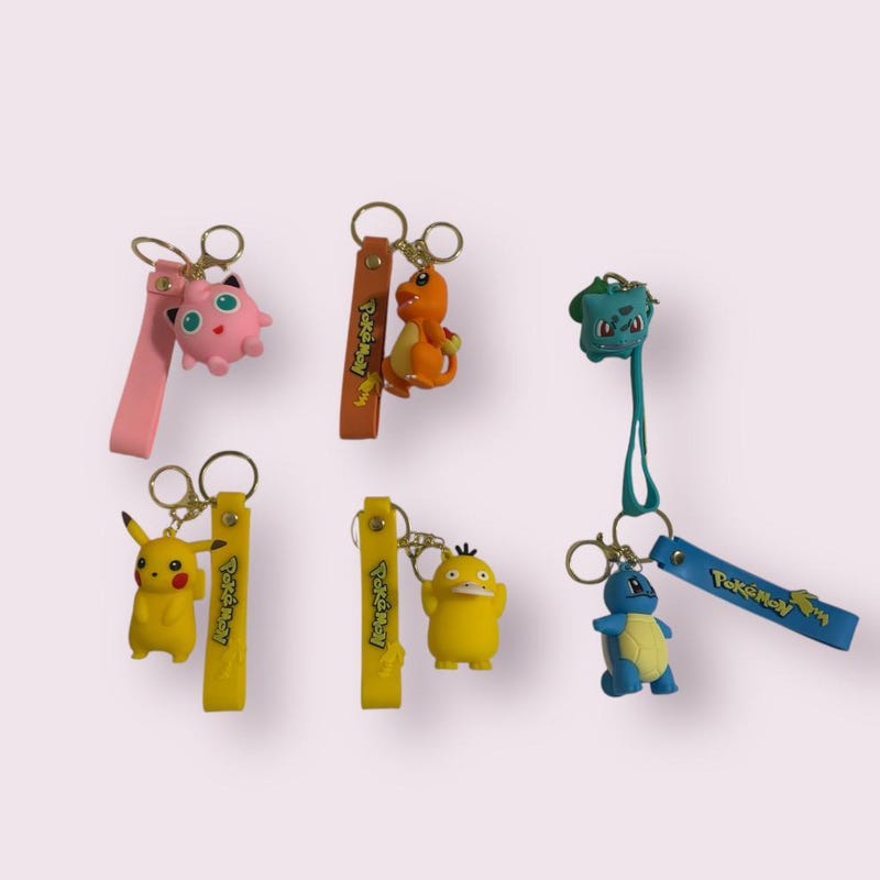 Pokémons Keychain - Etsy