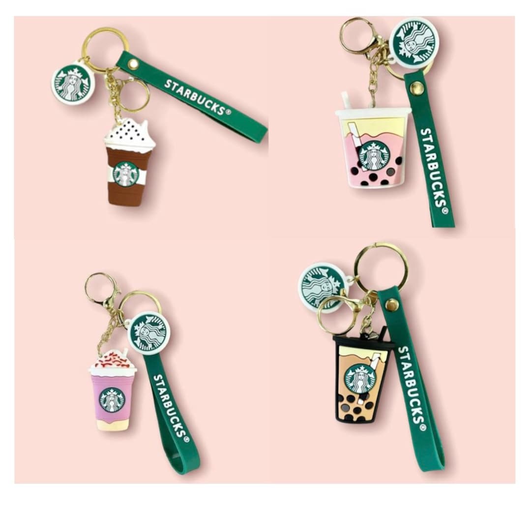 Starbucks Keychain, Starbucks Coffee Frappuccino Keychain Starbucks ...