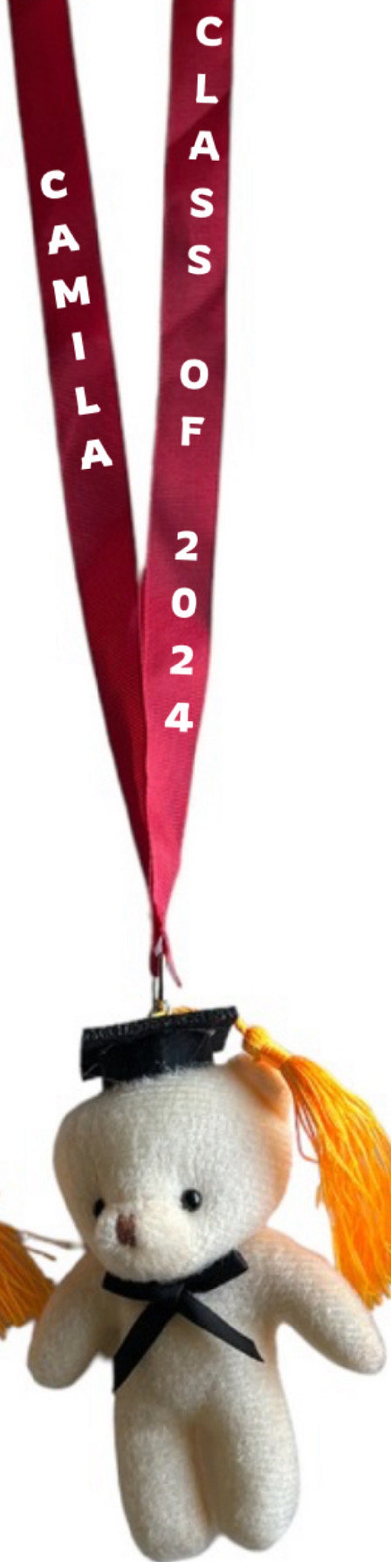 Custom Graduation Plush Teddy Bear Lanyard grad Favors graduation Class ...