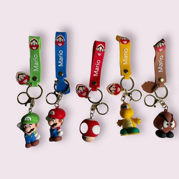 Super Mario Bros. Keychain - Etsy
