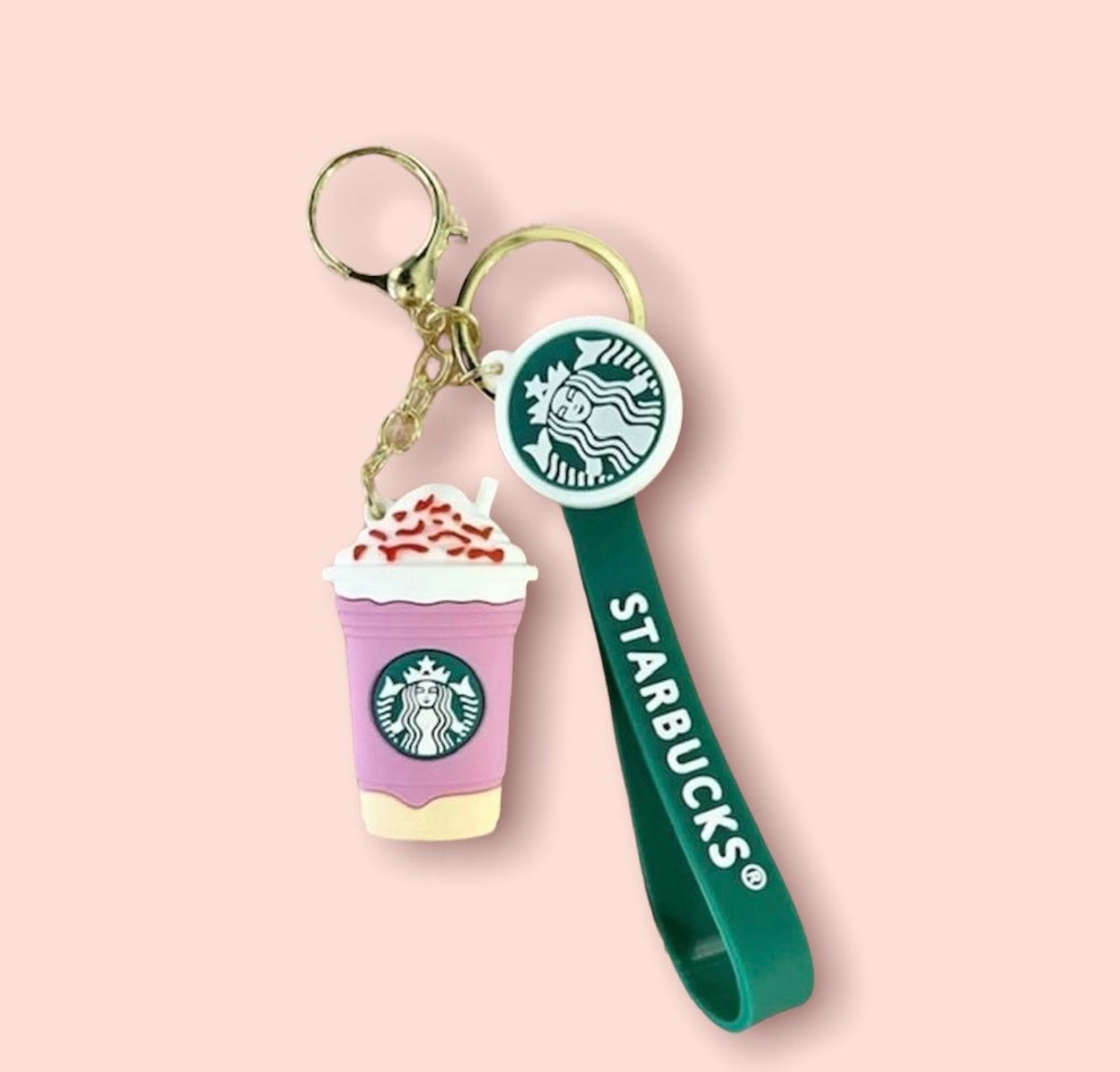 Starbucks Keychain Starbucks Coffee Frappuccino Keychain - Etsy