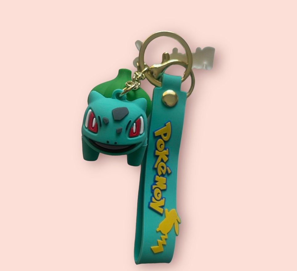 Pokemon Keychain Pokémon Key Ring Mini Pikachu Key Rings - Etsy