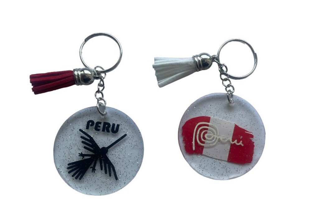 Peru Keychain , Acrylic Keychain, Nazca Lines , Peru Flag - Etsy
